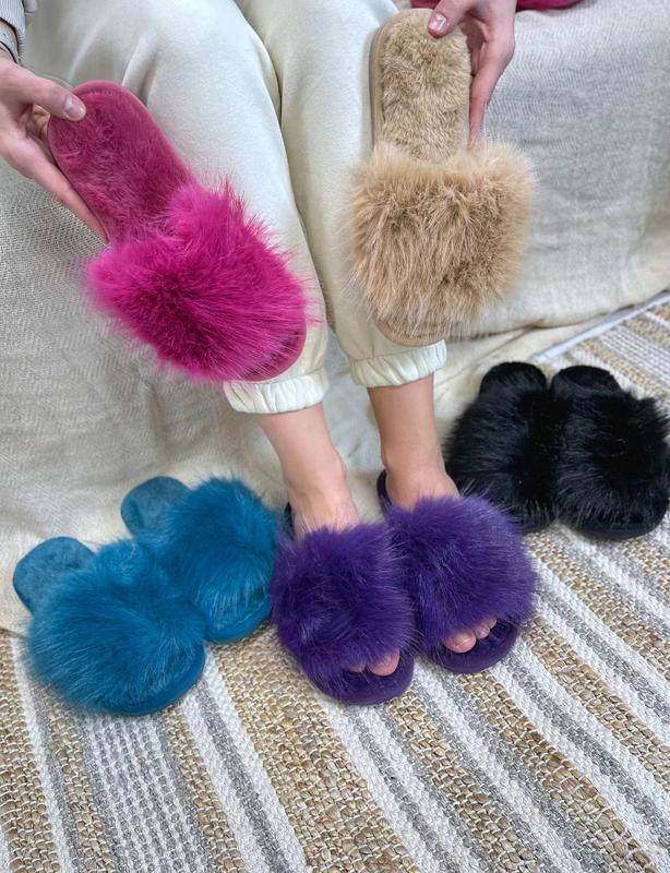 Капці пухнасті — ціна 610 грн у каталозі Капці Купити жіночі речі за доступною ціною на Шафі