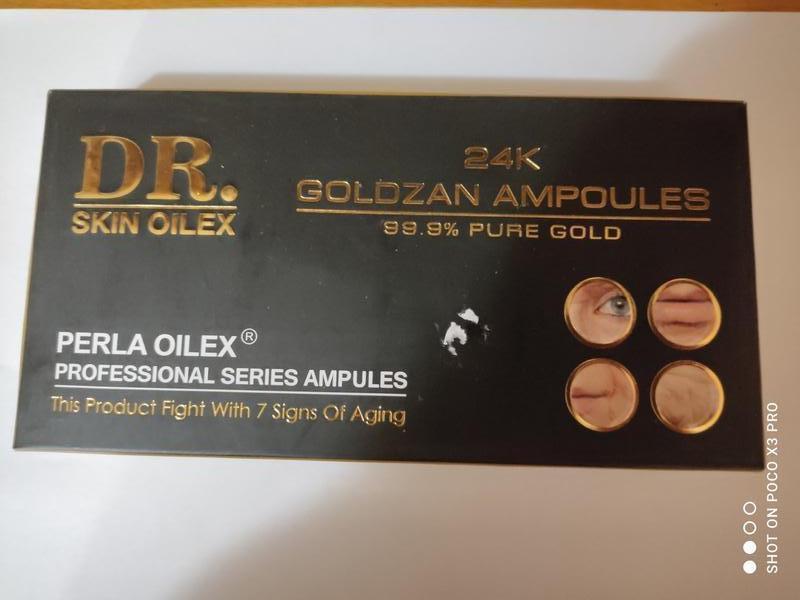 Dr skin oilex 24k goldzan ampoules perla ампулы с коллагеном — цена 650 ...