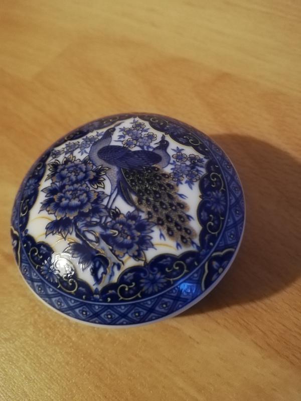 Шкатулка фарфоровая павлин — цена 290 грн в каталоге Шкатулки Купить товары для дома и быта по