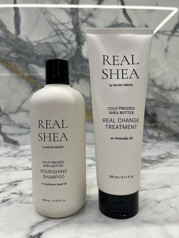 Набор питательный шампунь и маска с маслом ши rated green real shea ...