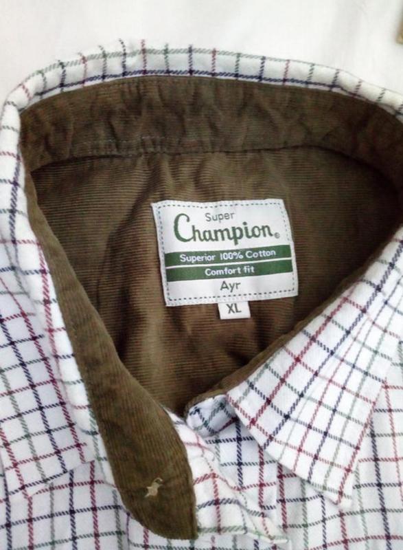 Champion 🏆винтажная рубашка в клетку — цена 400 грн в каталоге Рубашки ...
