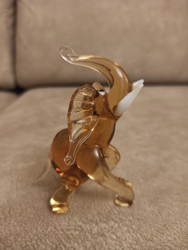 Статуетка кольорове скло слоник 🐘 — ціна 300 грн у каталозі Статуетки Купити товари для дому