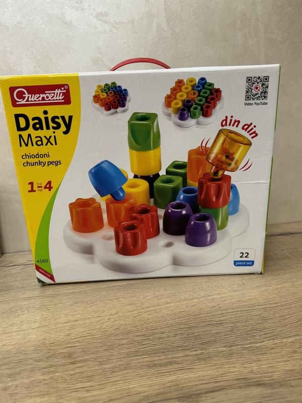 Мозаїка развиваючий набір quercetti daisy maxi 22 мозаїка геометрія ...