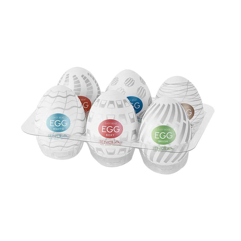 Набор мастурбаторов-яиц tenga egg new standard pack (6 яиц) — цена 2189 ...