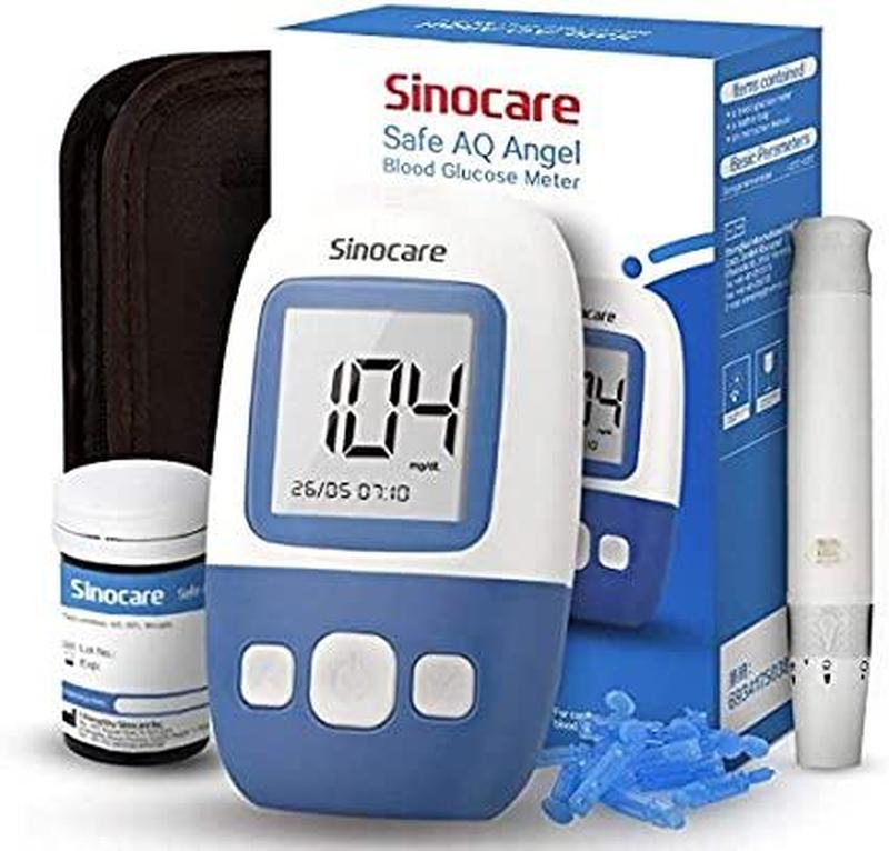 Сток глюкометр измеритель сахара в крови sinocare safe aq angel — цена ...