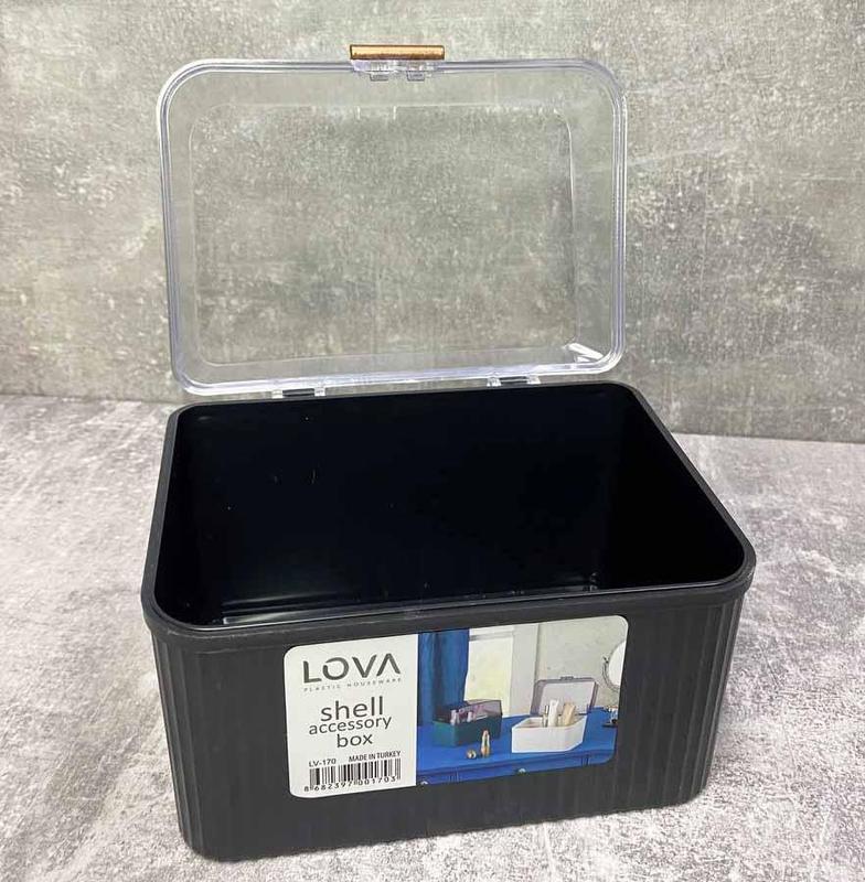 Органайзер Lova Plastik з кришкою чорний Lv 170 — ціна 321 грн у каталозі Органайзери Купити