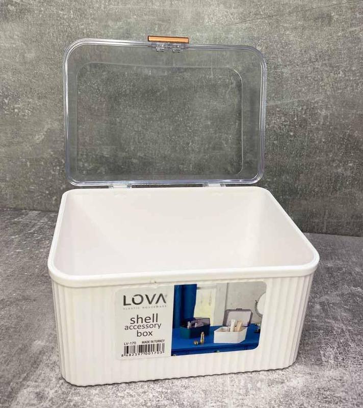 Органайзер Lova Plastik з кришкою пудровий Lv 170 — ціна 321 грн у каталозі Органайзери Купити