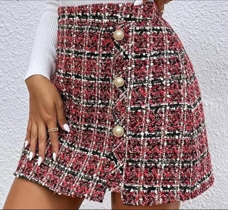 Твідова трендова спідниця — ціна 245 грн у каталозі Міні спідниці Купити жіночі речі за