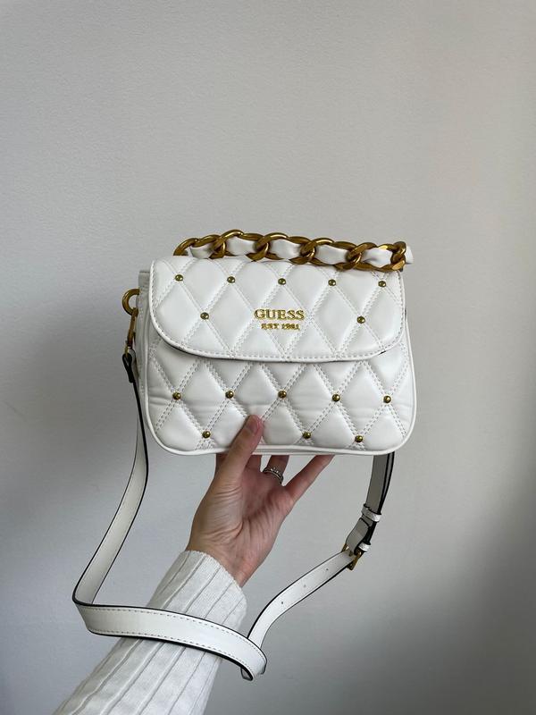 Guess white bag store