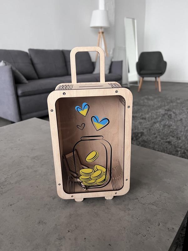 Скарбничка з принтом — ціна 450 грн у каталозі Скриньки Купити товари