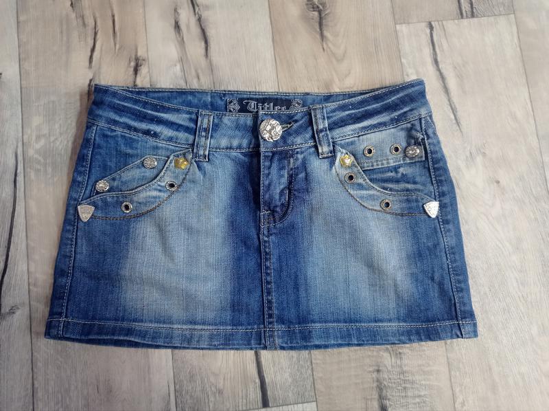 Джинсова міні спідниця — ціна 43 грн у каталозі Міні спідниці Купити жіночі речі за доступною