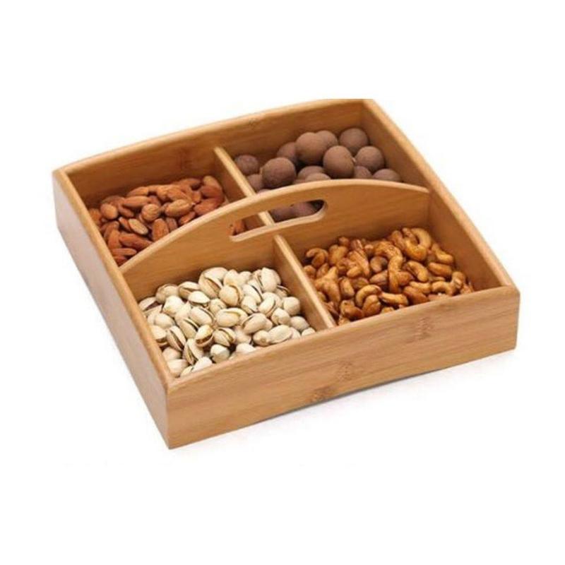 Деревяний піднос на 4 секції — ціна 220 грн у каталозі Таці Купити товари для дому та побуту за