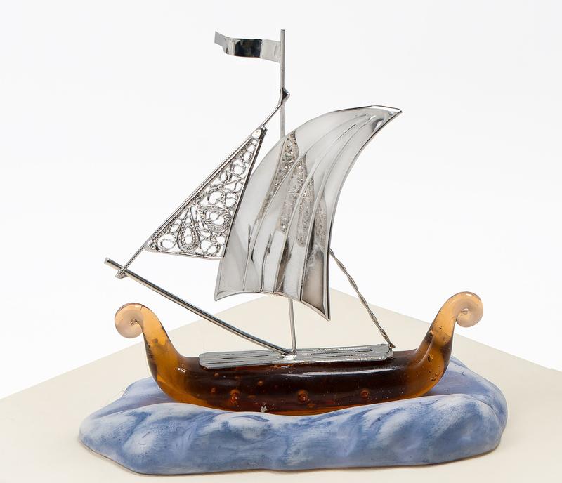 Ювелірна фігурка короблика 10 5cm H — ціна 1199 грн у каталозі Статуетки Купити товари для дому