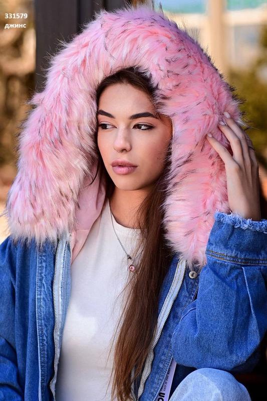 Жіноча джинсова парка — ціна 1500 грн у каталозі Парки Купити жіночі