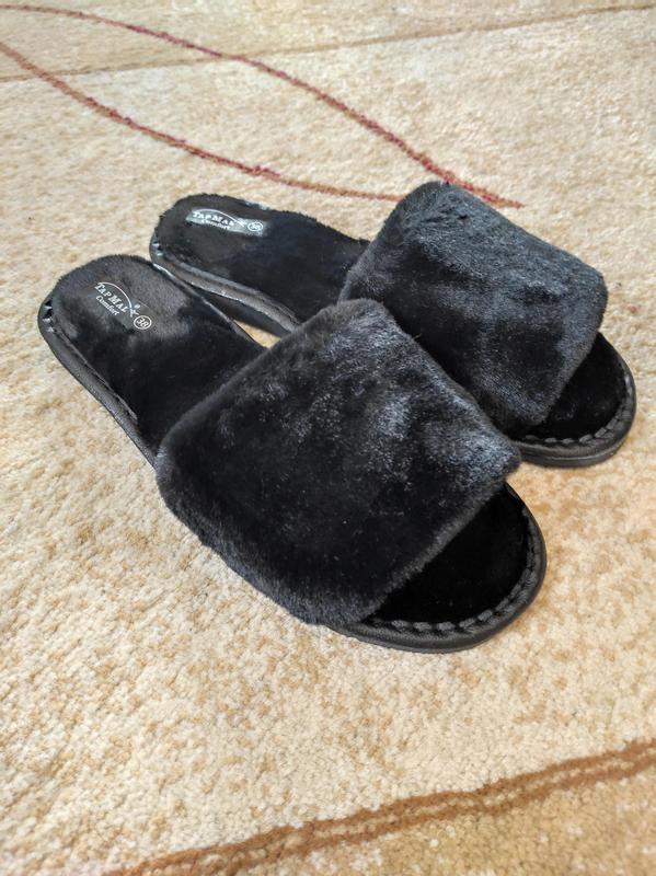 Жіночі тапочки хутро домашні женские тапочки с мехом капці хутро тапулі тапули с хутром мех