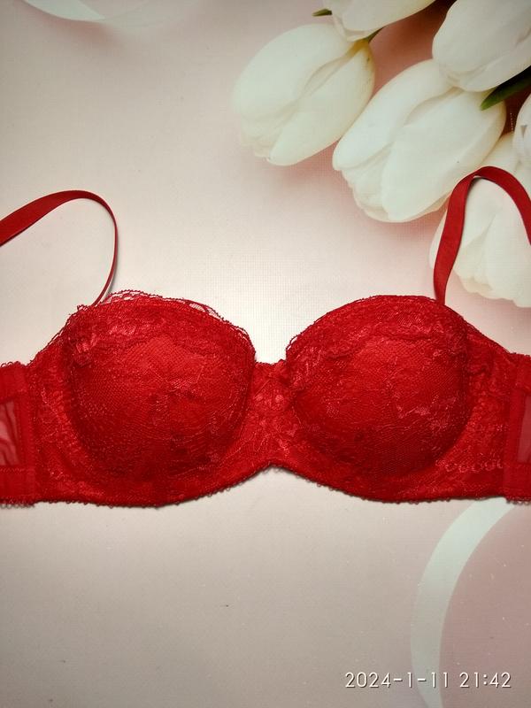 Красивий кружевний бюстгалтер розмір 70b/75a — ціна 185 грн у каталозі Бюстгальтери Купити ...