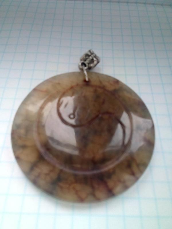 Кулон камінь онікс інь янь — ціна 450 грн у каталозі Кулони Купити аксесуари за доступною ціною