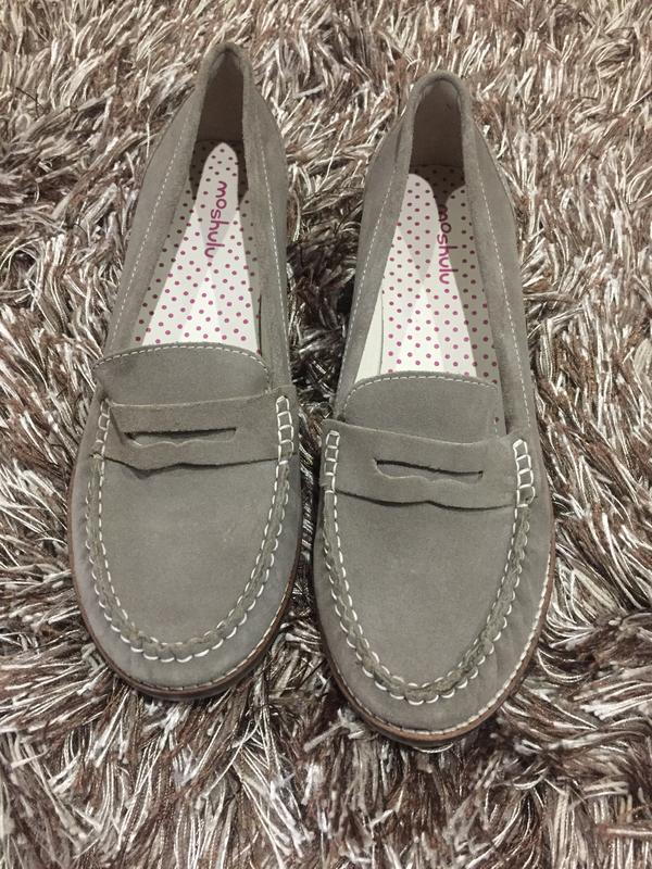 Замшеві мокасини лофери — ціна 650 грн у каталозі Туфлі Купити жіночі речі за доступною ціною на