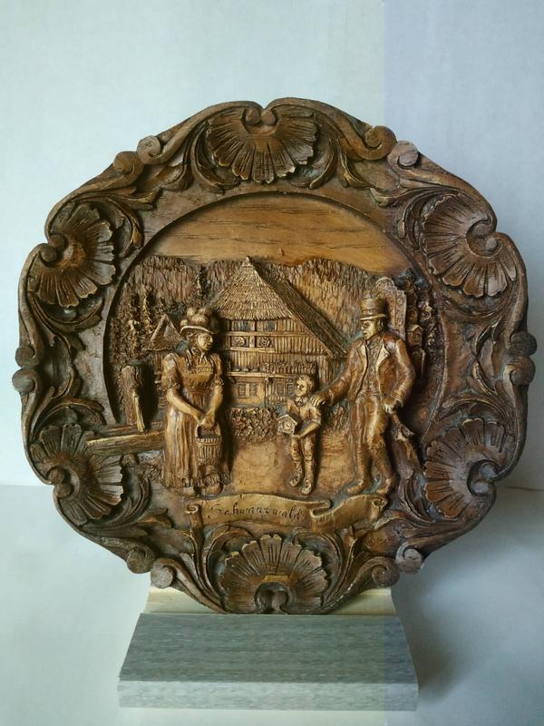 Деревяна тарілка пано — ціна 600 грн у каталозі Панно Купити товари