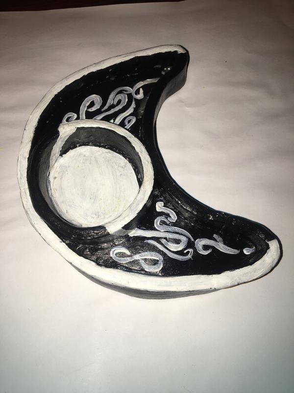 Подсвечник из глины своими руками — цена 120 грн в каталоге Подсвечники Купить товары для дома