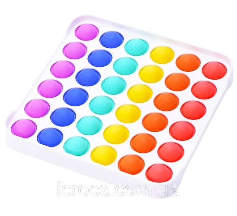 Антистресс большой квадрат симпл димпл simple dimple игрушка pop it поп ...