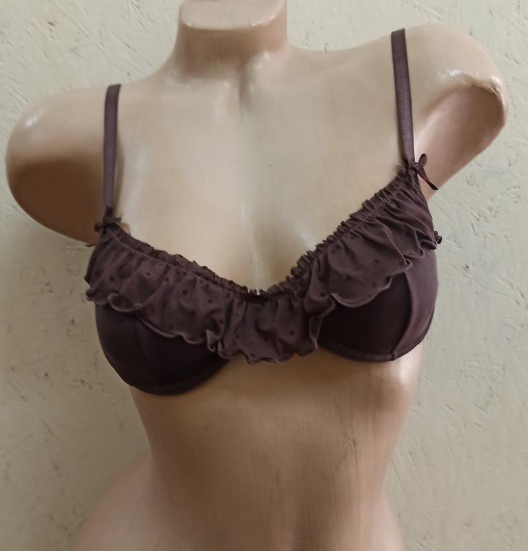 Atlantic бюстгальтер лифчик коричневый мягкая чашка польша размер 70b 75a 75b — цена 199 грн в ...