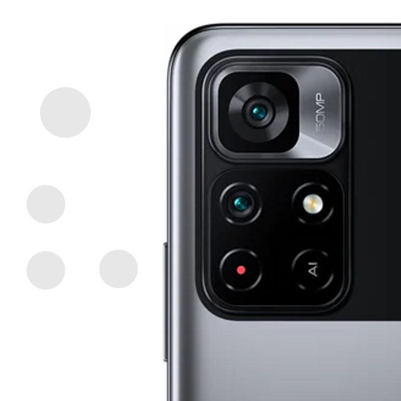 Гибкое защитное стекло 0.18mm на камеру (тех.пак) для xiaomi poco m4 ...