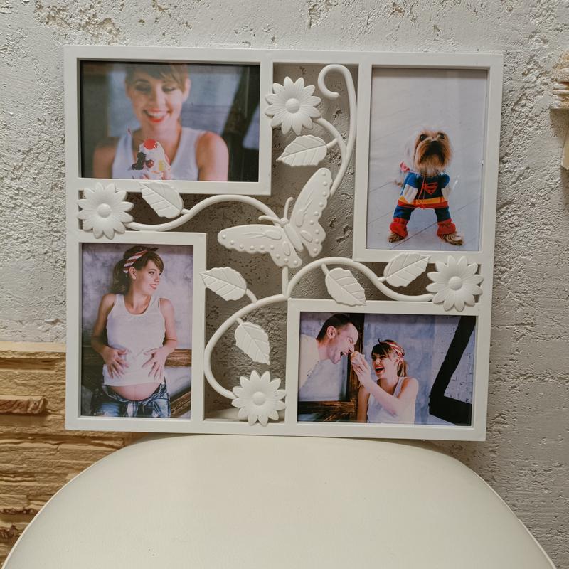 Рамка для фото на 4 фотографии — цена 200 грн в каталоге Фоторамки Купить товары для дома и