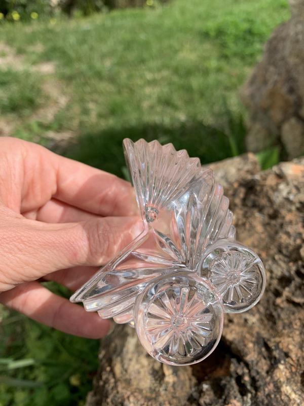 Хрустальный сувенир шкатулка вазочка детская колясочка — ціна 450 грн у каталозі Статуетки