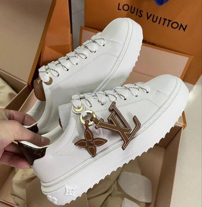 Кожаные кроссовки в стиле louis vuitton — цена 5800 грн в каталоге ...