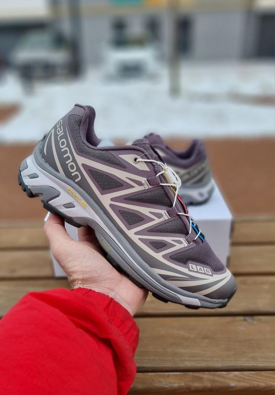 Кроссовки salomon xt-6 moonscape/plum kitten/gull — цена 2799 грн в каталоге Кроссовки Купить ...