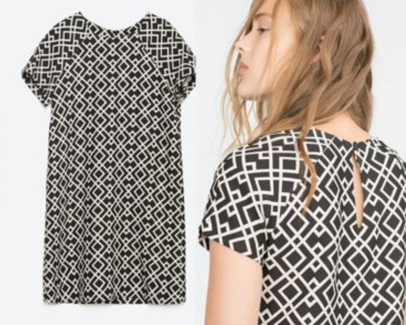 Брендовое стильное платье zara basic турция этикетка — цена 718 грн в каталоге Короткие платья ...