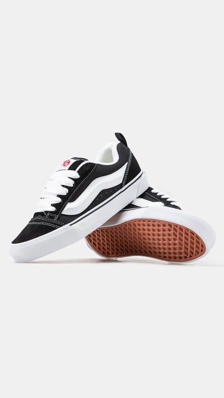 Мужские кроссовки vans knu skool / ванс кну скул черно-белые дутые ...
