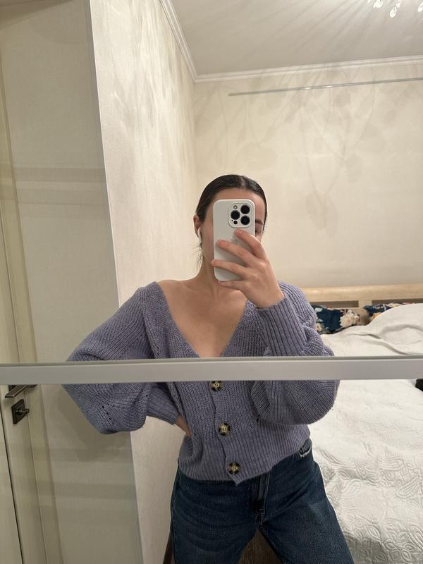 Кардиган вкорочений укорочений оверсайз — ціна 249 грн у каталозі Кардигани Купити жіночі речі