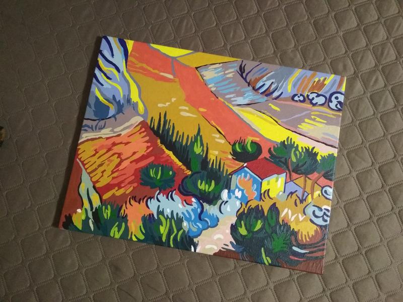 Картина пейзаж в стилі ван гога — ціна 300 грн у каталозі Картини Купити товари для дому та