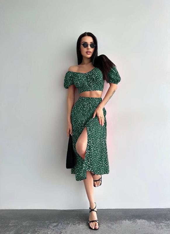 Костюм топ спідниця — ціна 695 грн у каталозі Костюми зі спідницею Купити жіночі речі за