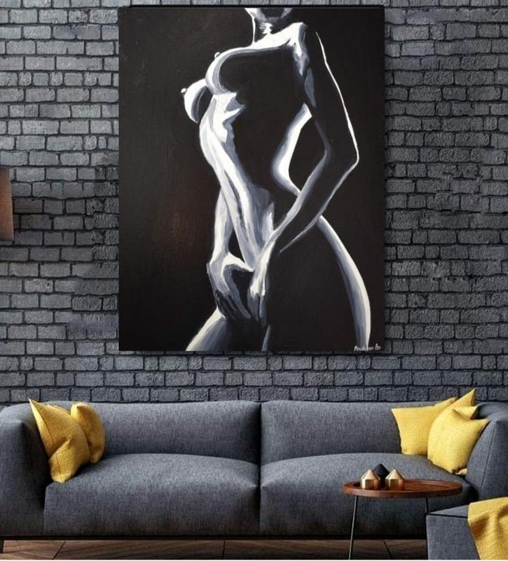 Картина обнаженная девушка — цена 1000 грн в каталоге Картины Купить товары для дома и быта по