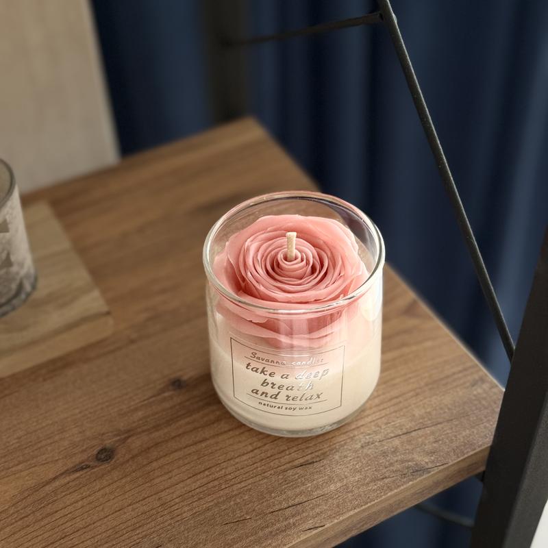 Свеча с бутоном розы — цена 610 грн в каталоге Свечи Купить товары для дома и быта по доступной