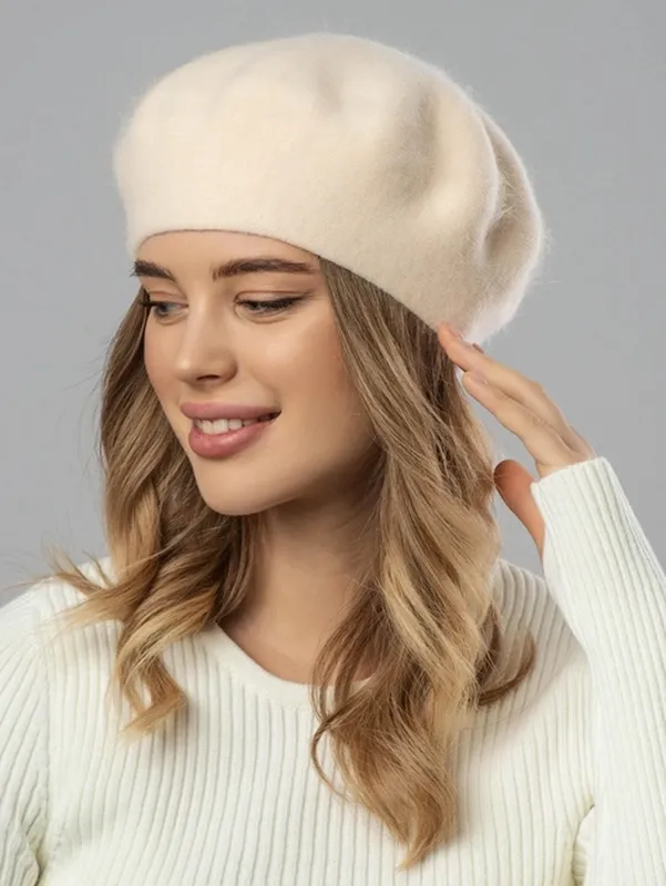 Вовняний берет — ціна 125 грн у каталозі Сорочки Купити жіночі речі за доступною ціною на Шафі