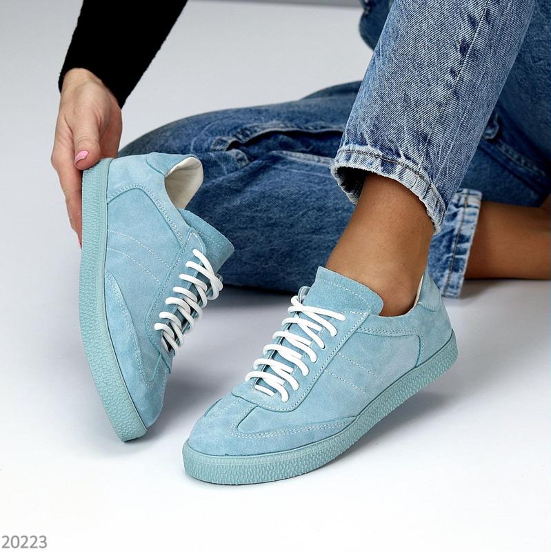 Кеди замшеві — ціна 1350 грн у каталозі Кеди Купити жіночі речі за доступною ціною на Шафі