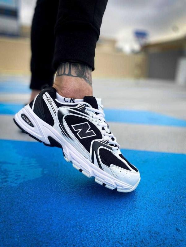 Чоловічі кросівки new balance 530 , чорно - білі кросівки нев баланс ...