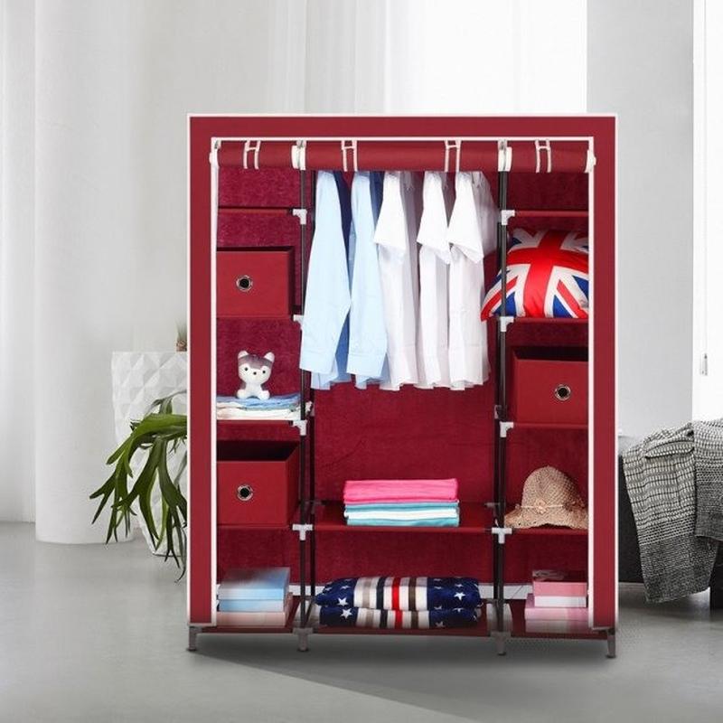 Складной тканевый шкаф для одежды hcx storage wardrobe 68150 с ...