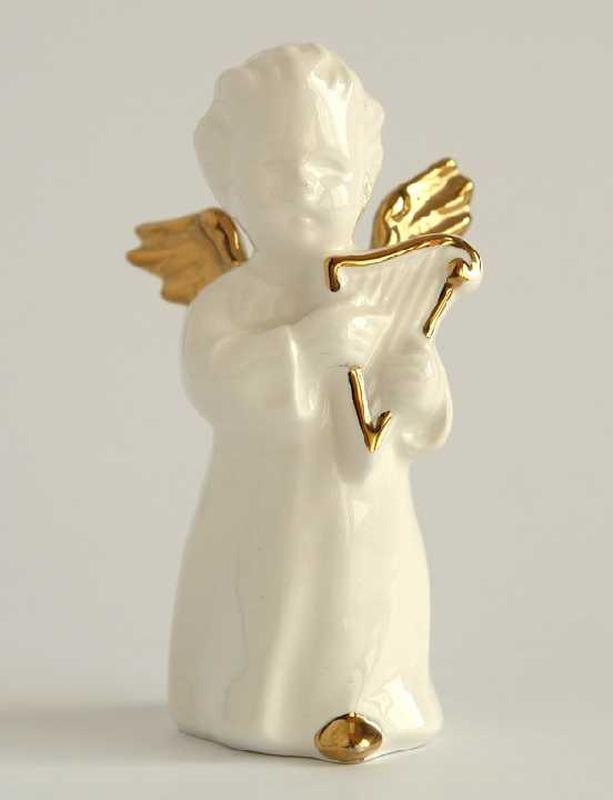 Статуетка ангелок з арфою порцеляна Goebel Germany — ціна 1100 грн у каталозі Статуетки