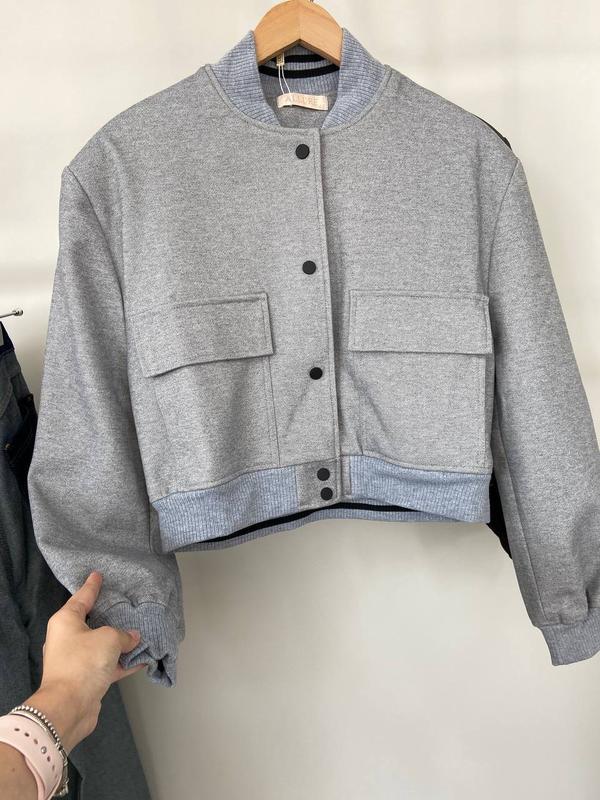 Бомбер🩶 — ціна 816 грн у каталозі Куртки Купити жіночі речі за