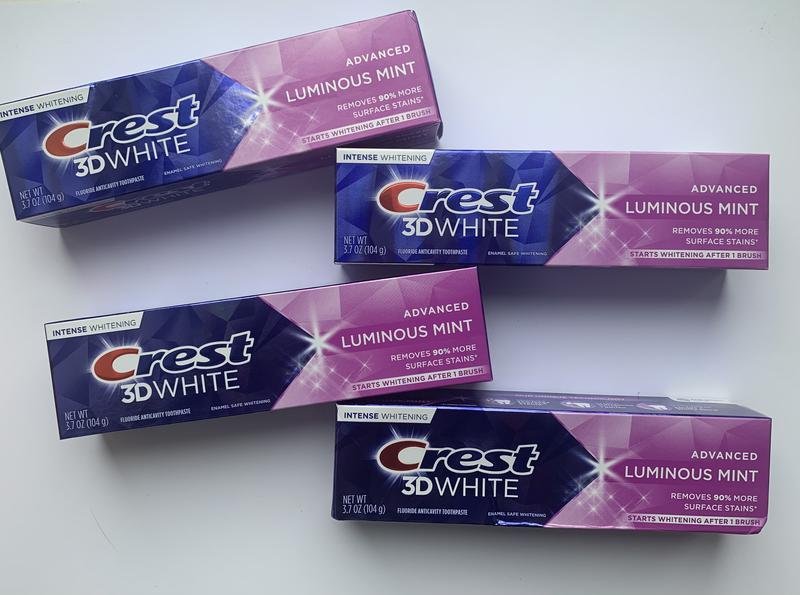 Отбеливающая зубная паста crest 3d white luminous mint — цена 330 грн в ...