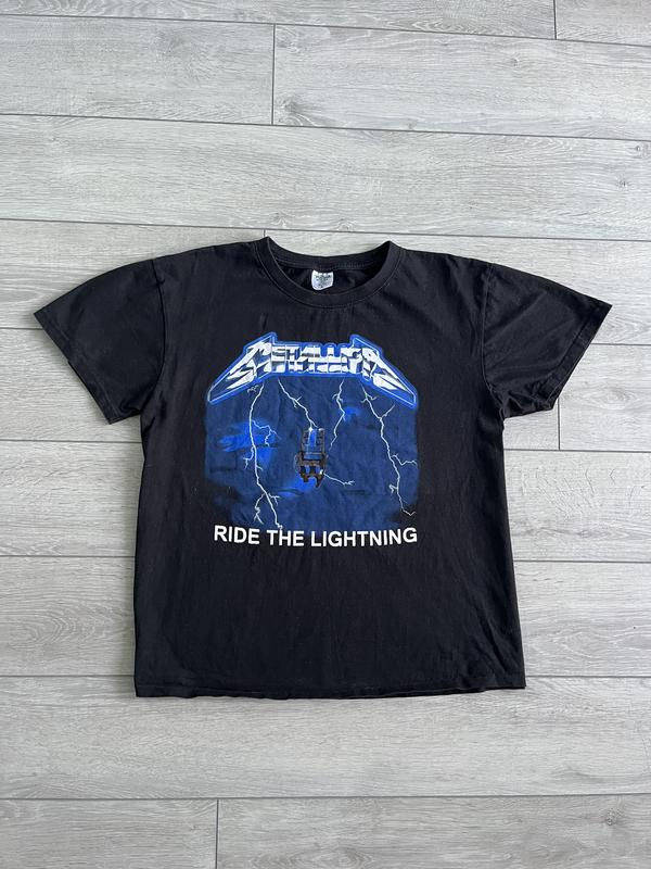Metallica ride the lightning merch l металіка металлика футболка мерч ...