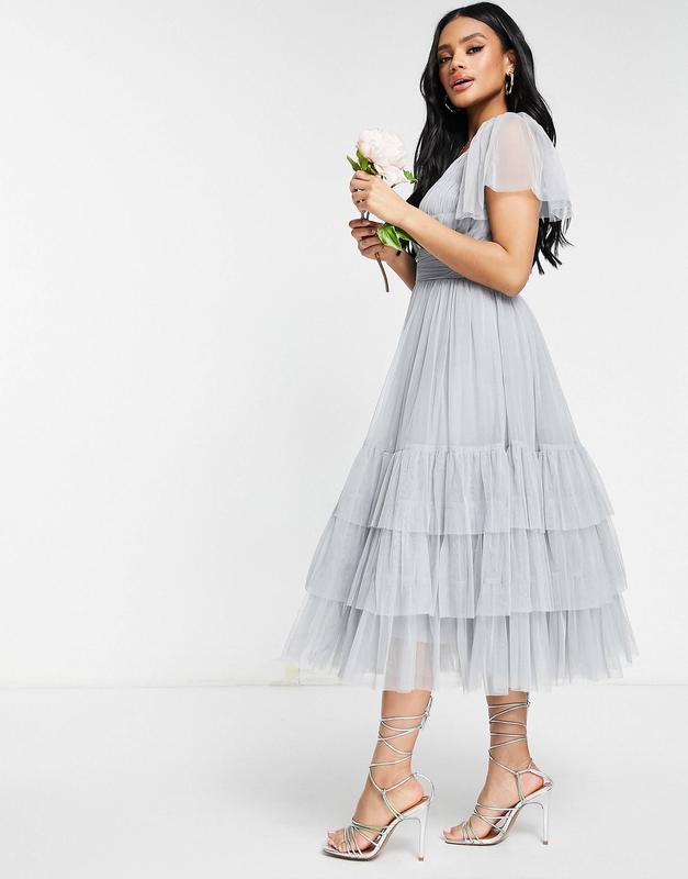 Сукня міді пишна — ціна 2790 грн у каталозі Вечірні сукні Купити жіночі речі за доступною ціною