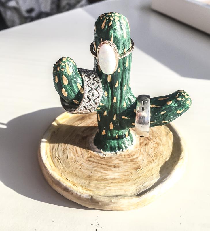 Тримач підставка кактус для перстенів обручок — ціна 225 грн у каталозі