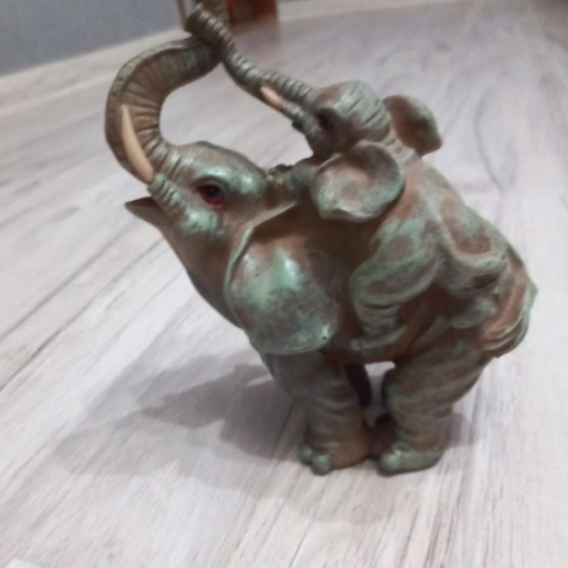 Статуэтка слоника и слоненок — цена 320 грн в каталоге Статуэтки Купить товары для дома и быта