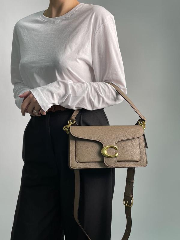 coach tabby shoulder bag 26 dark stone 3460
